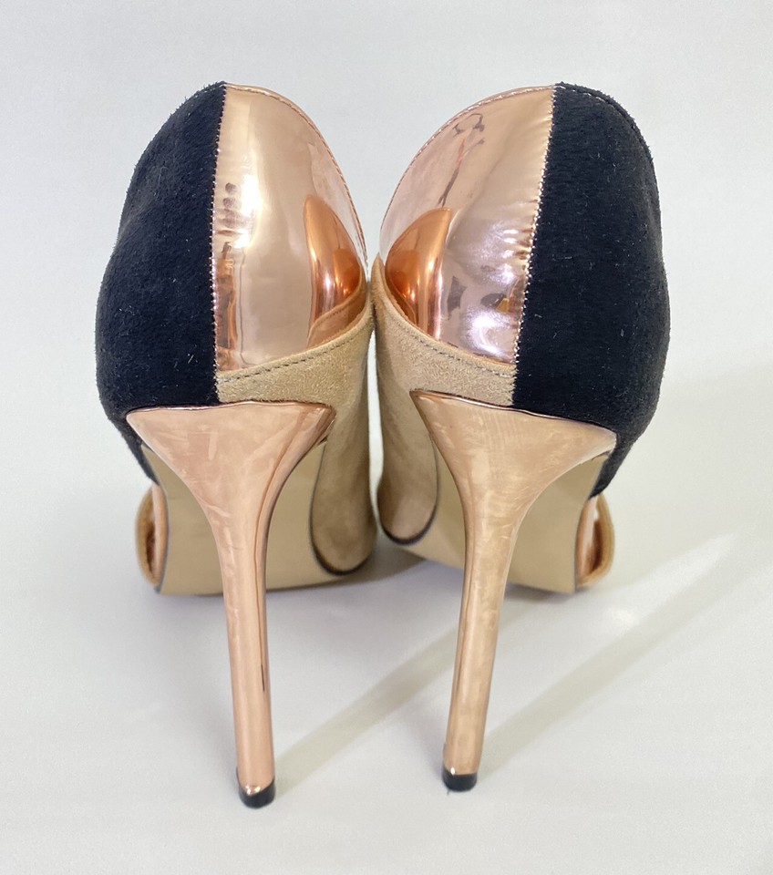 Queen Shoes Open Toe Side Cut Pumps Womens Stilettos 9 / 39 | eBay