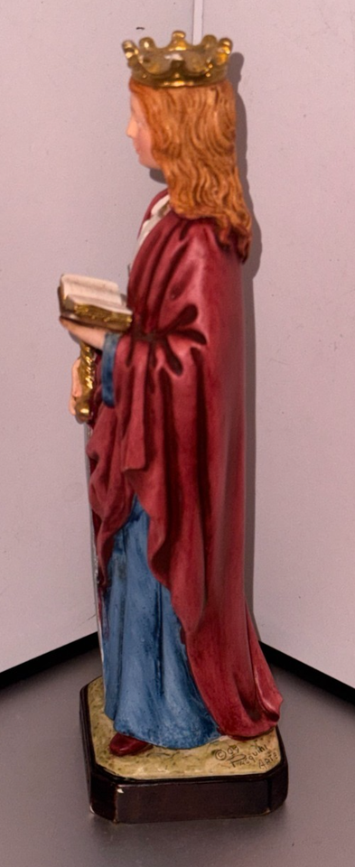 ST. BARBARA HAND PAINTED STATUE BY PASQUINI OF ITALY 8" | eBay