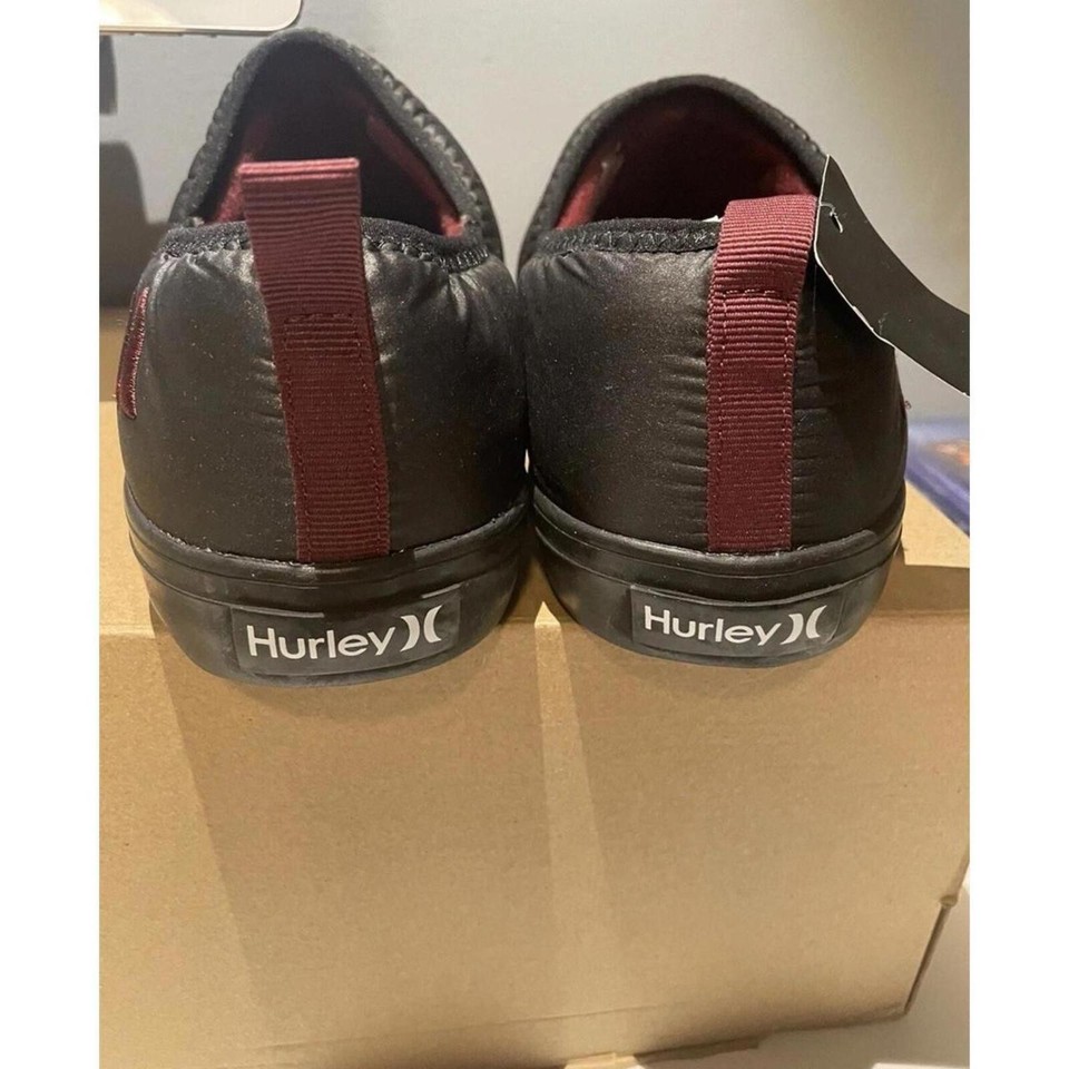 Hurley Puff Chukka Puffy Slip On Shoes Loafers Men's Sz 8 NWT Black ...