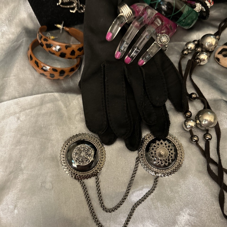 Goth / Steam Punk / Rock Jewelry Lot Earrings, Necklaces & Bracelets | eBay