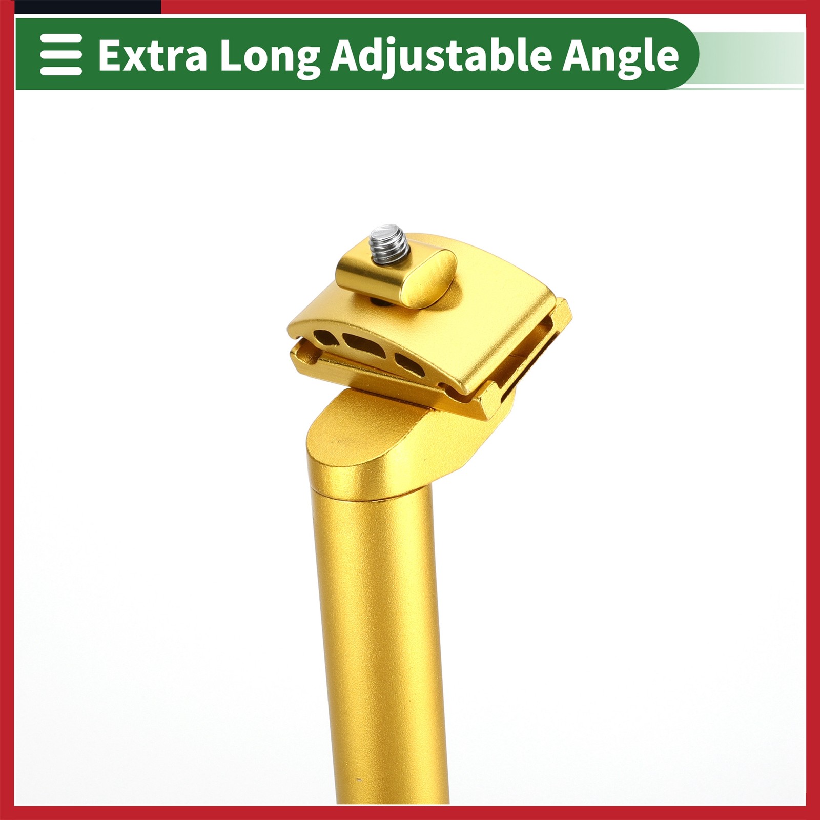 Bike Seat Posts 27.2x500mm Extra Long Adjustable Angle Aluminum Alloy ...