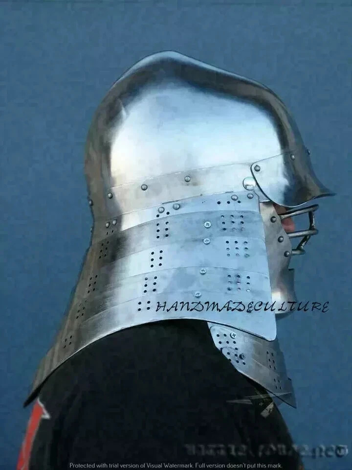 Medieval Japanese Samurai Helmet SCA Warrior Armour 16 GA Steel Helmet ...