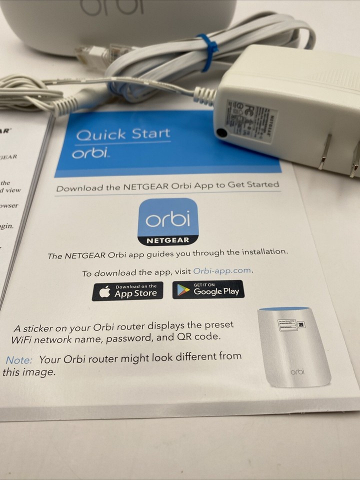 NETGEAR Orbi RBR20 Router AC2200 Mesh Network with WiFi 5 ~ Very Good ...