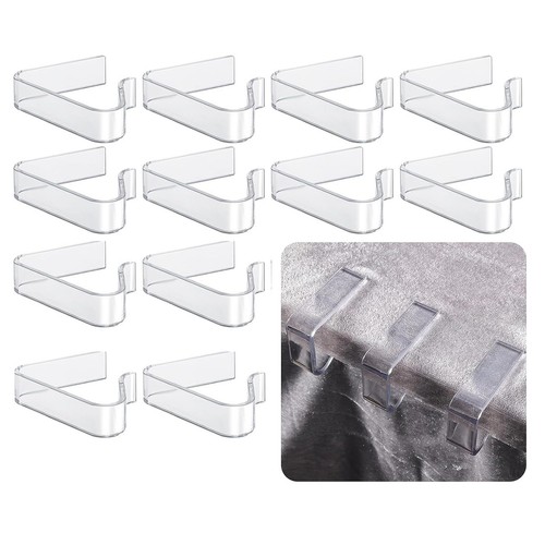 8pcs Clear Table Cloth Clips Table Cover Clips Plastic Tablecloth ...