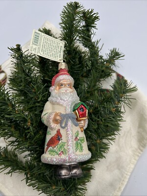 Old World Christmas Birdhouse Santa Rare! HTF Retired | eBay