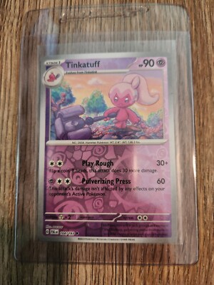 Pokémon TCG Tinkatuff Scarlet & Violet - Paldea Evolved 104/193 Reverse ...