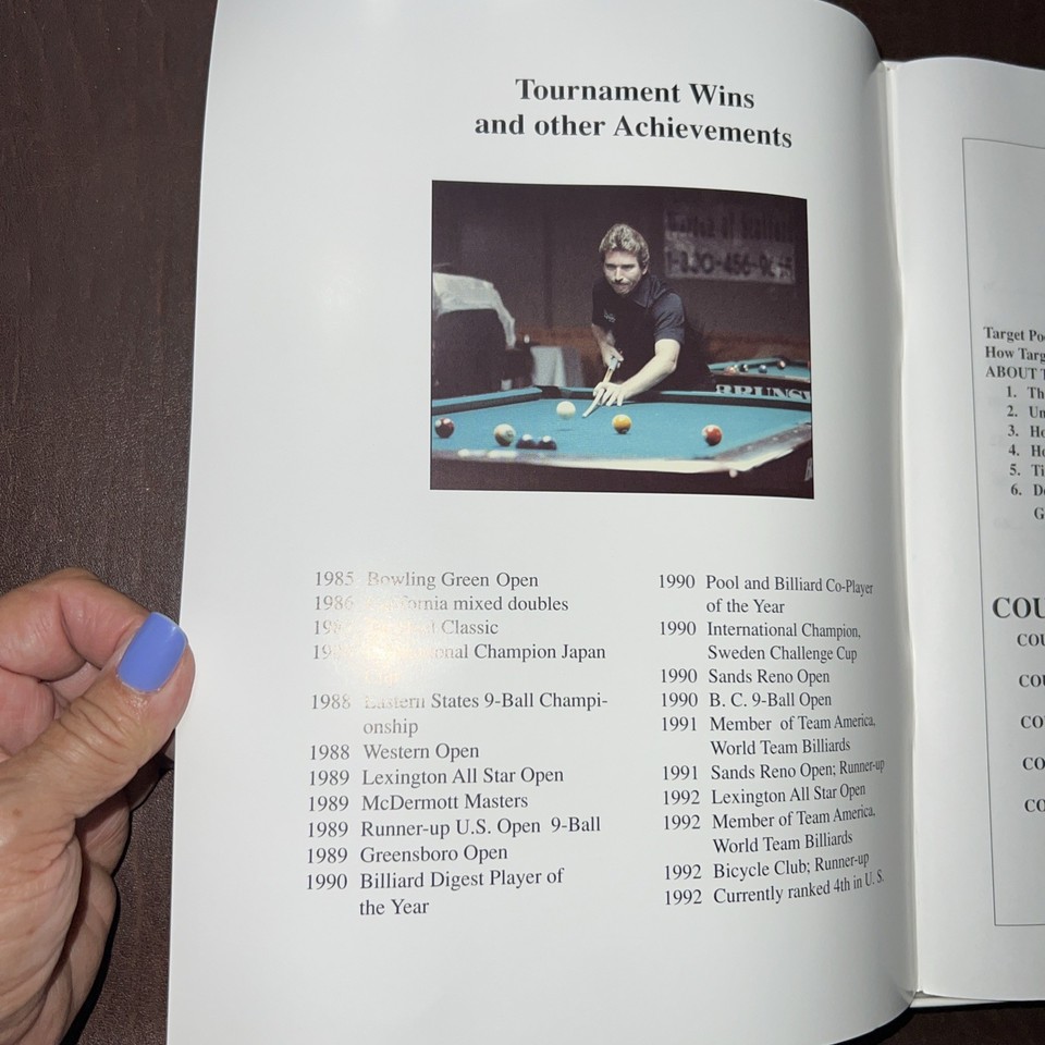 Vintage Target Pool Billiards Skill Game Kim Davenport NEW SEALED Rare ...