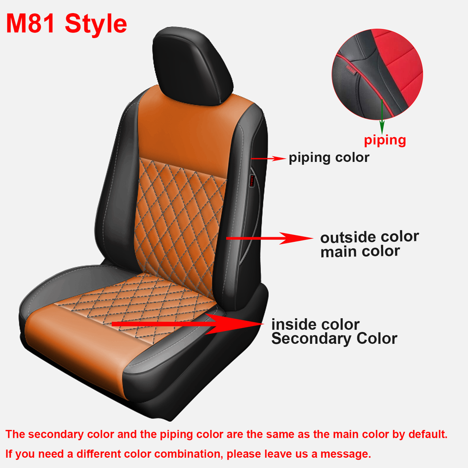 EKR Leather Seat Covers Custom Fit 2007-2013 Silverado 1500 Regula rCab ...