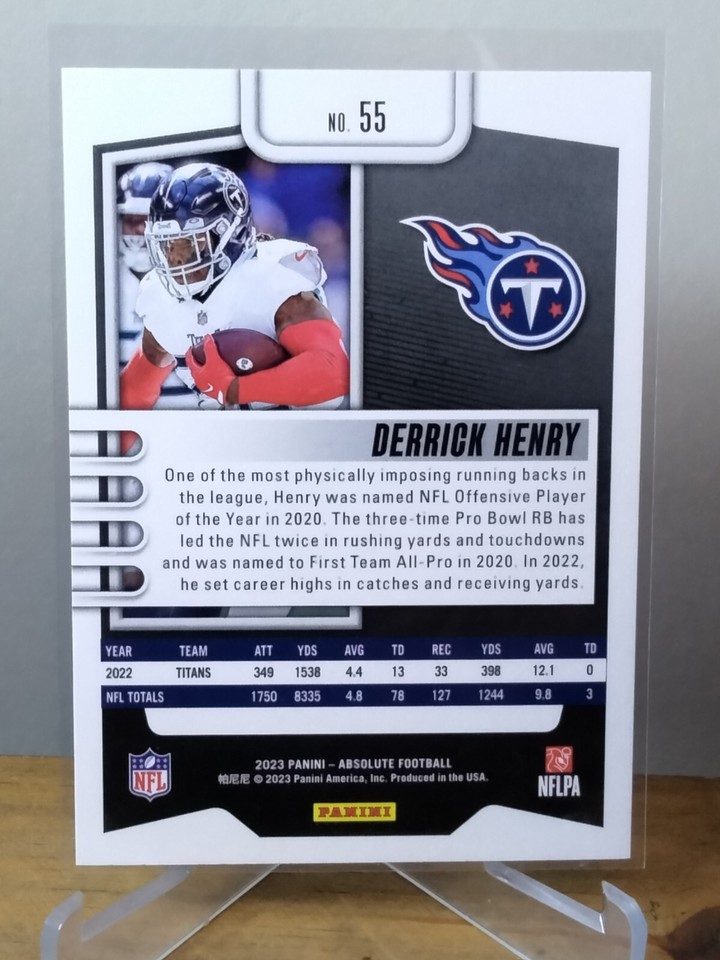 DERRICK HENRY 2023 Panini Absolute Football #55 Tennessee Titans RB | eBay