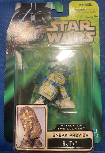 Star Wars Attack Of The Clones Sneak Preview R3-T7 Droid Figure 2001 ...