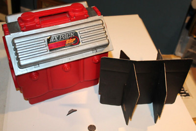 VTG 1971 Kenner SSP Red Six Pack Carrying Case w Dividers Smash Up ...