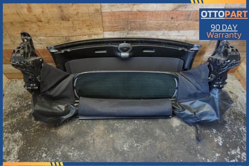 06-12 Porsche 987 Boxster Convertible Top Frame Window Glass Cabriolet ...