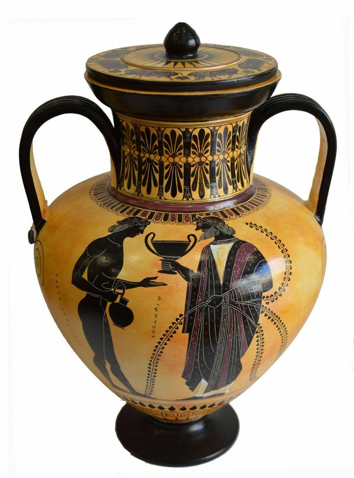 Achilles and Penthesileia Amphora Vase - Exekias British Museum - God ...