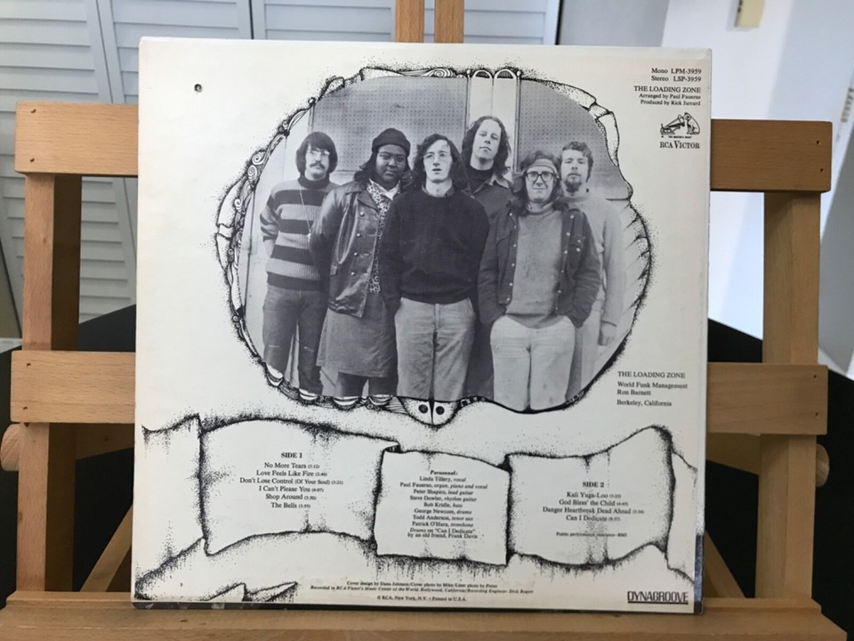 THE LOADING ZONE THE LOADING ZONE RCA VICTOR LSP-3959 USA 1968 NM/VG+ ...