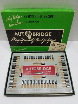 Vintage Auto Bridge Vintage 1957 Play Yourself Bridge Game No. PGA ...