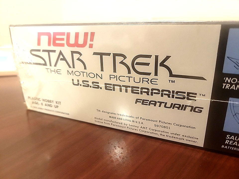 AMT MATCHBOX 1979 STAR TREK Motion Picture USS Enterprise Model Kit ...