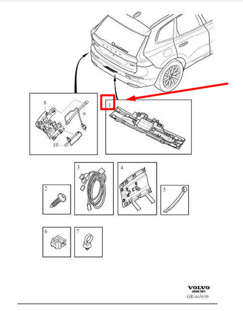 2018 Volvo Xc60 Rear Bumper Sensor 31419502 for sale online | eBay