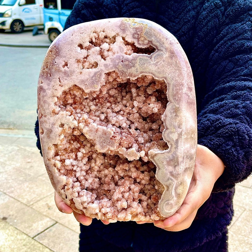 13.27LB High level natural mineral purple pink crystal spiritual ...