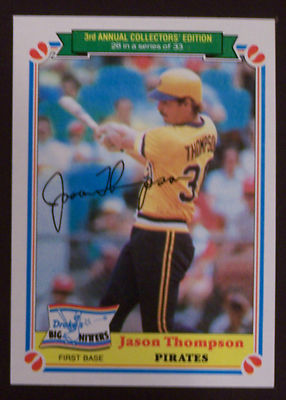 (2) 1983 DRAKES JASON THOMPSON PIRATES L | eBay