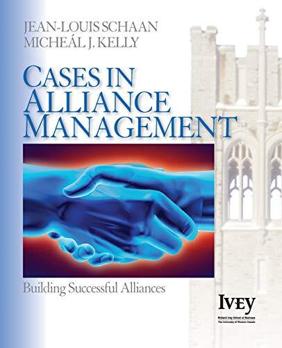 Cases in Alliance Management, Schaan, Kelly, J. 9781412940290 Free ...