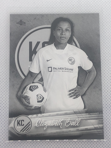2021 Parkside NWSL | #128 Elizabeth Ball KC Current | Black & White ...