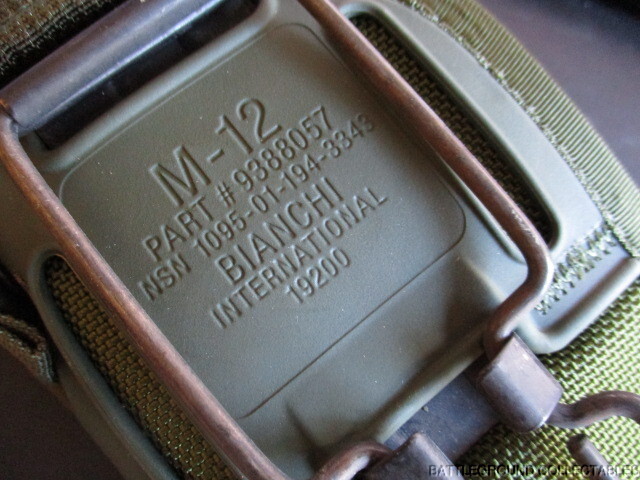 BIANCHI USGI M12 UNIVERSAL MILITARY PISTOL HOLSTER OD GREEN NYLON | eBay