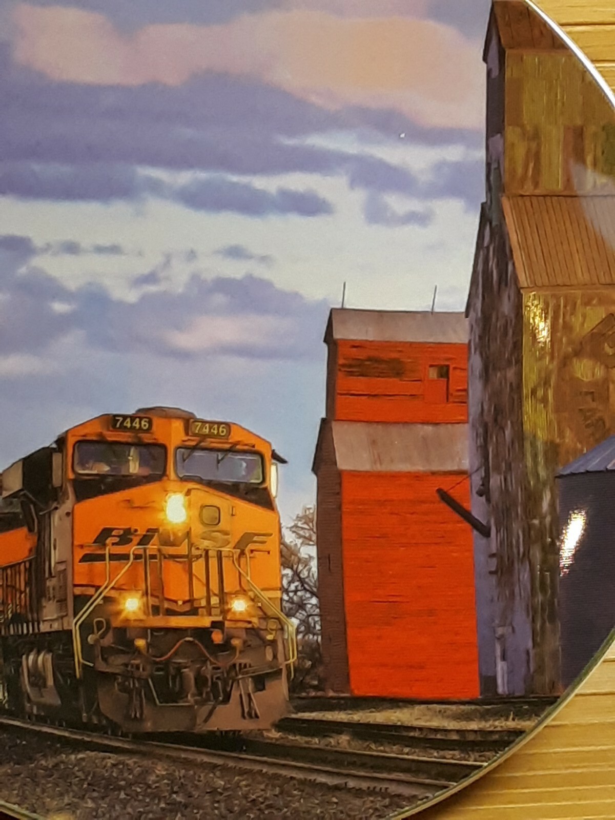 BNSF 2010 Safety Award Plate "Rural Skyscrapers" Limited Edition 23k ...