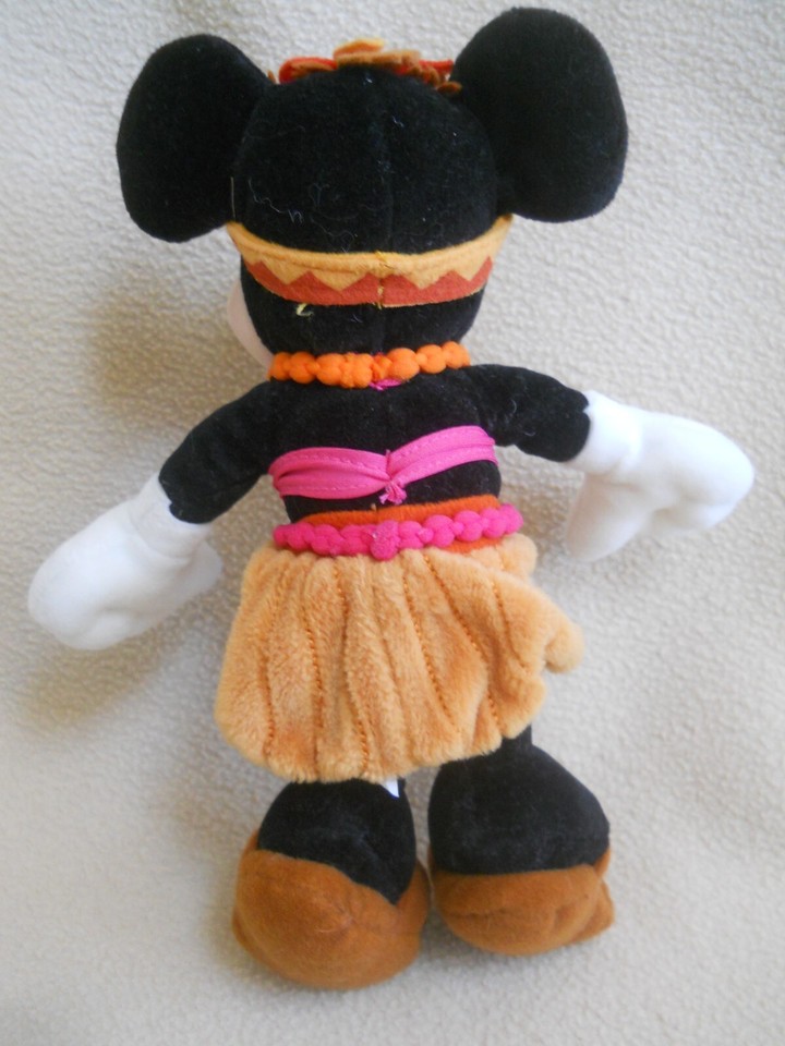 Walt Disney Minnie Mouse Hawaii Plush Doll / Hawaiian / Flip Flops ...