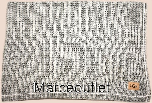 UGG Australia Home Luna Cotton Waffle Knit Throw 50" X 70" Stone | eBay