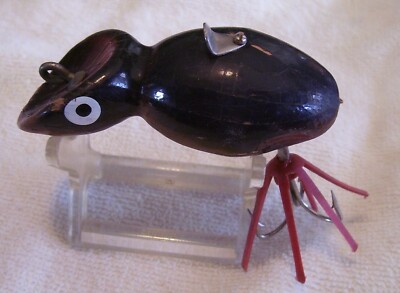 061124 VINTAGE BUD STEWART EARL CRIPPLED MOUSE WOOD LURE 2.75" | eBay