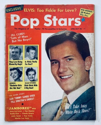 VTG Pop Stars Magazine April 1958 Vol 1 #1 Pat Boone, Gisele MacKenzie ...