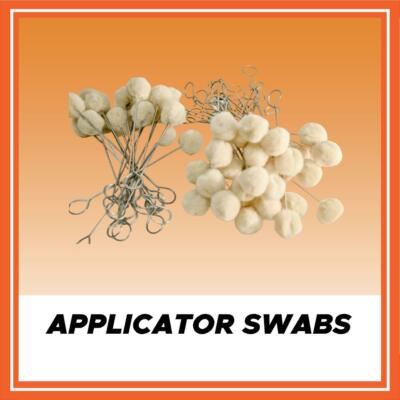 FELT SWABS APPLICATORS WIRE BUDS FOR PRIMER SOLVENTS 50 | eBay