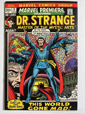 Marvel Premiere Doctor Strange #3 VF 1972 Marvel Comics Barry Smith | eBay