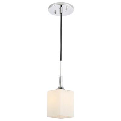 Woodbridge Lighting Chelsea 1-Light Glass & Steel Mini Pendant in ...