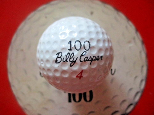 vtg - new - BILLY CASPER 100 - Signature Golf Ball - Wilson - Masters ...