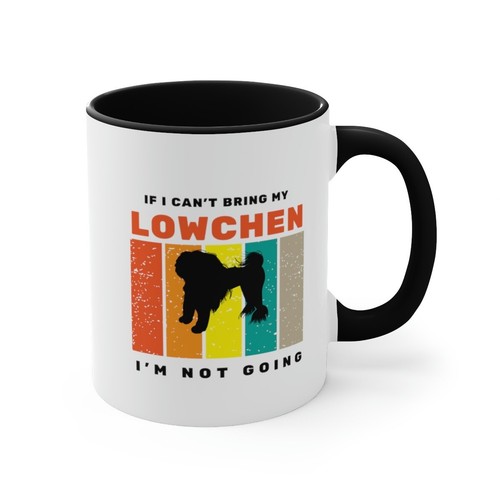 novelty Mug Lowchen gift for mum dog lover black cup for dad birthday ...