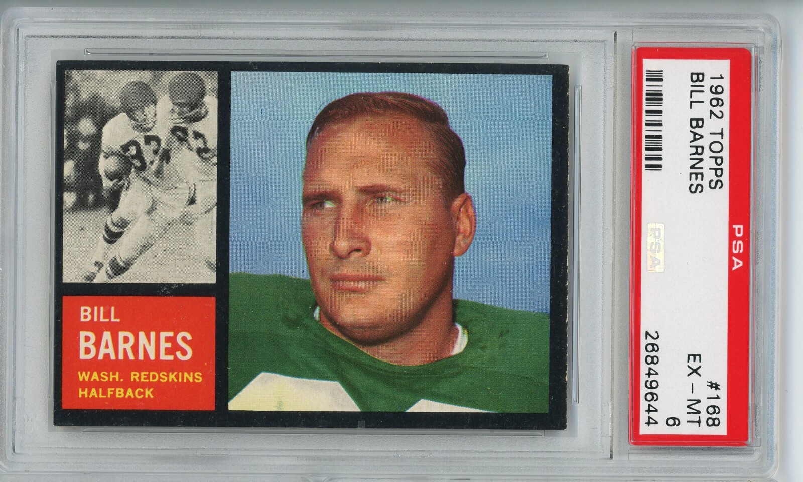 1962+Topps+-+%23168+Bill+Barnes for sale online | eBay