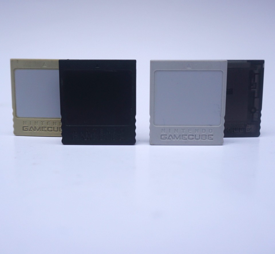 Nintendo Gamecube Memory Card Official OEM 59 251 Block Black Gray ...