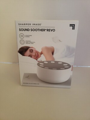 Sound Soother Revo Sleep Machine Sharper Image 6 Calming Sounds w ...