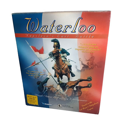 Waterloo Napoleon's Last Battle PC CD-ROM Game Big Box Infogrames 2001 ...