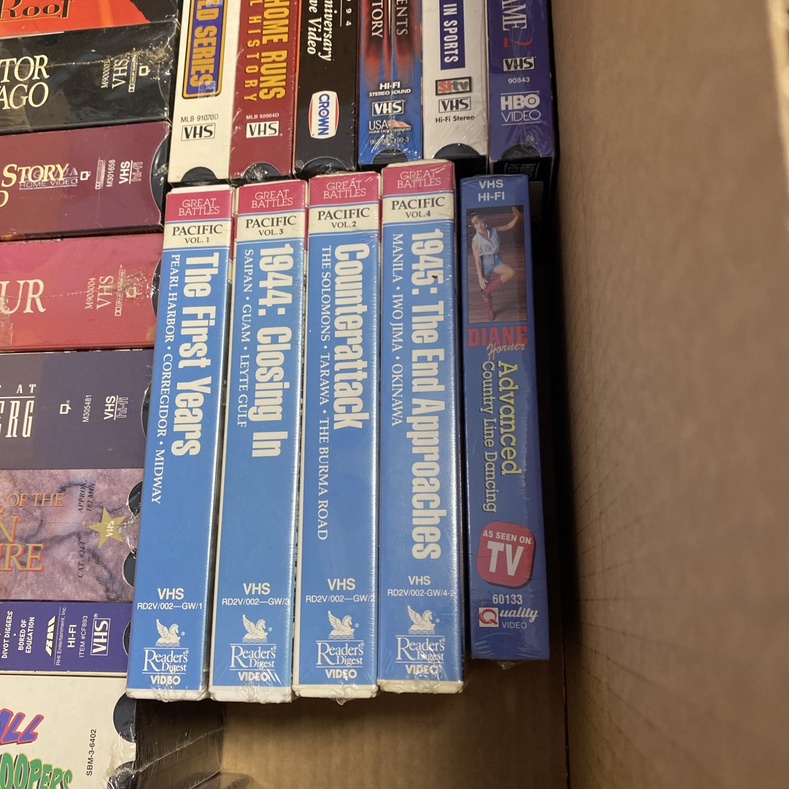 Brand New Sealed VHS Tapes Lot Of 22 Vintage Movies TV Shows Mixed ...