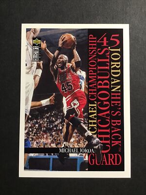 1995-96 Upper Deck EUROPEAN #MJ8 Michael Jordan - STICKER Mini - NM ...