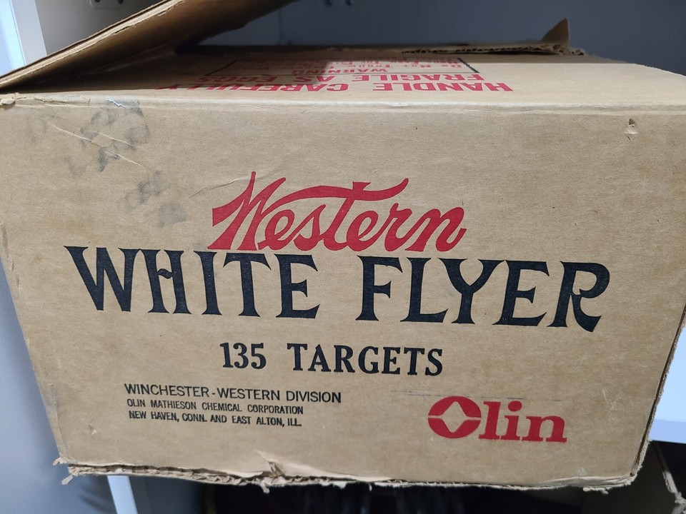 Western White Flyer Clay Pigeon Skeet 135 Targets | eBay