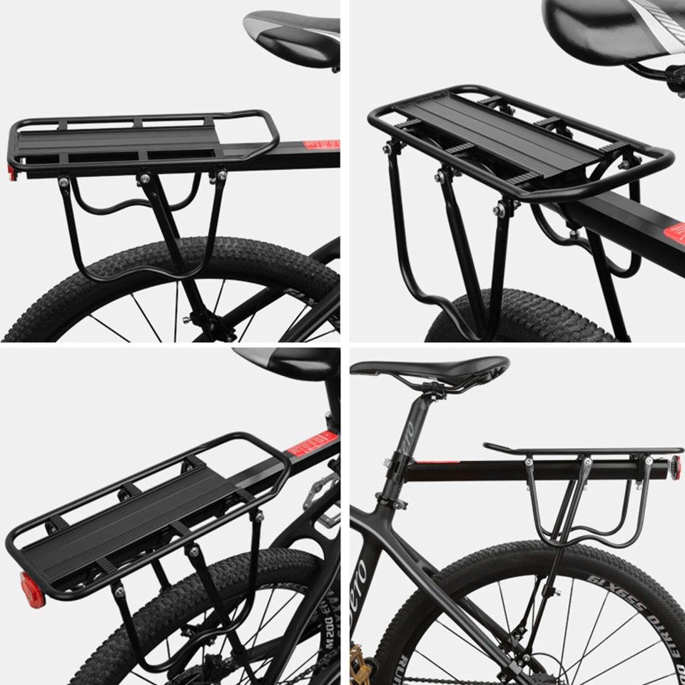 Bike Rear Carrier Rack Mountain Road Bicycle Alloy Pannier Luggage ...