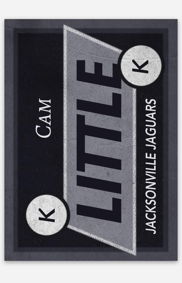 Cam Little Jacksonville Jaguars ACEO Football Card! | eBay