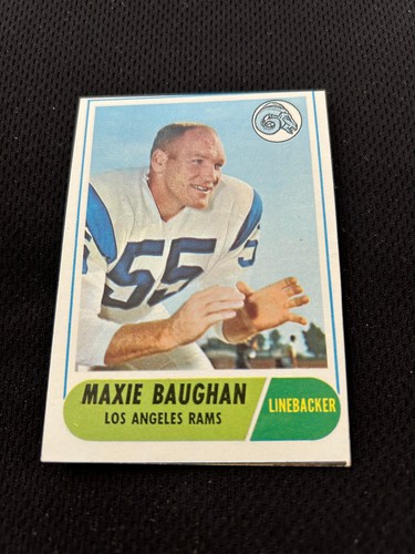 1968 MAXIE BAUGHAN TOPPS LOS ANGELES RAMS #210 VINTAGE FOOTBALL CARD | eBay