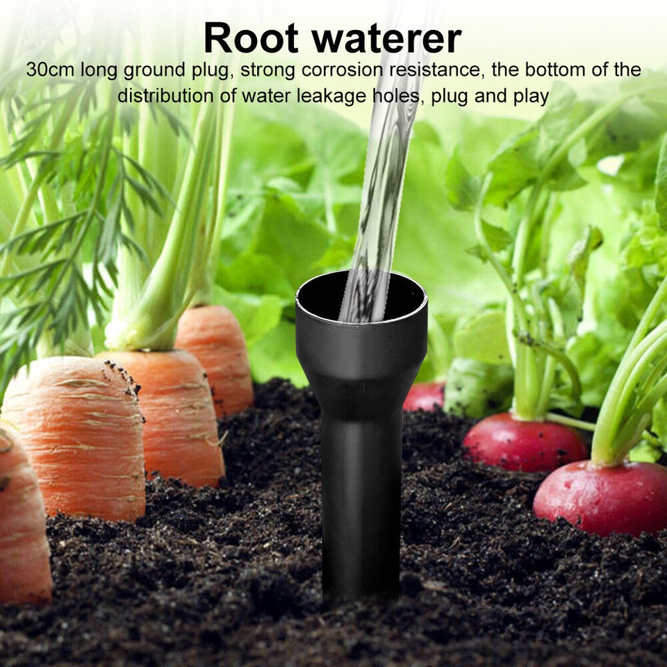 2Pcs Deep Drip Irrigation Stakes Root Waterer for Flowers Fruits ...