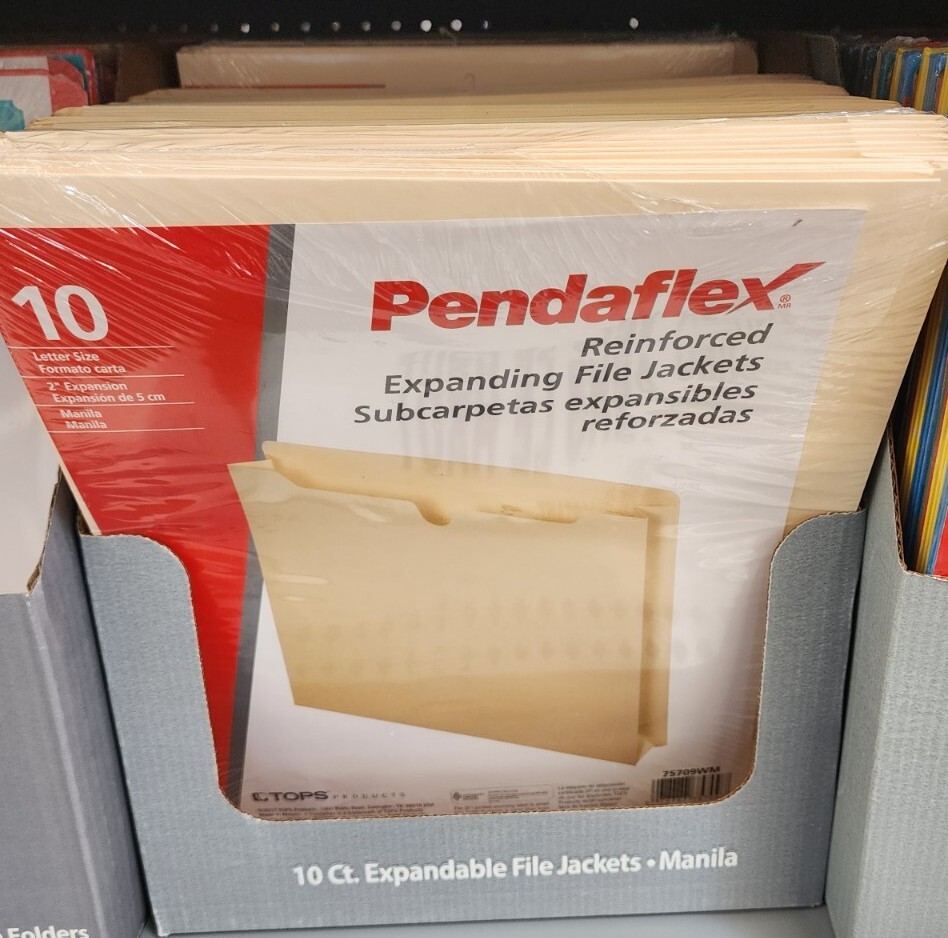 Pendaflex Reinforced File Jacket 10ct Letter Size | eBay