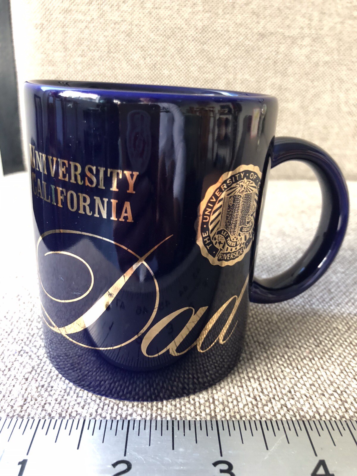 1994 University Of California Seal, Riverside -Dad Mug, Cobalt Blue ...