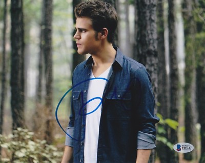 PAUL WESLEY SIGNED 8X10 PHOTO VAMPIRE DIARIES BECKETT BAS AUTOGRAPH ...